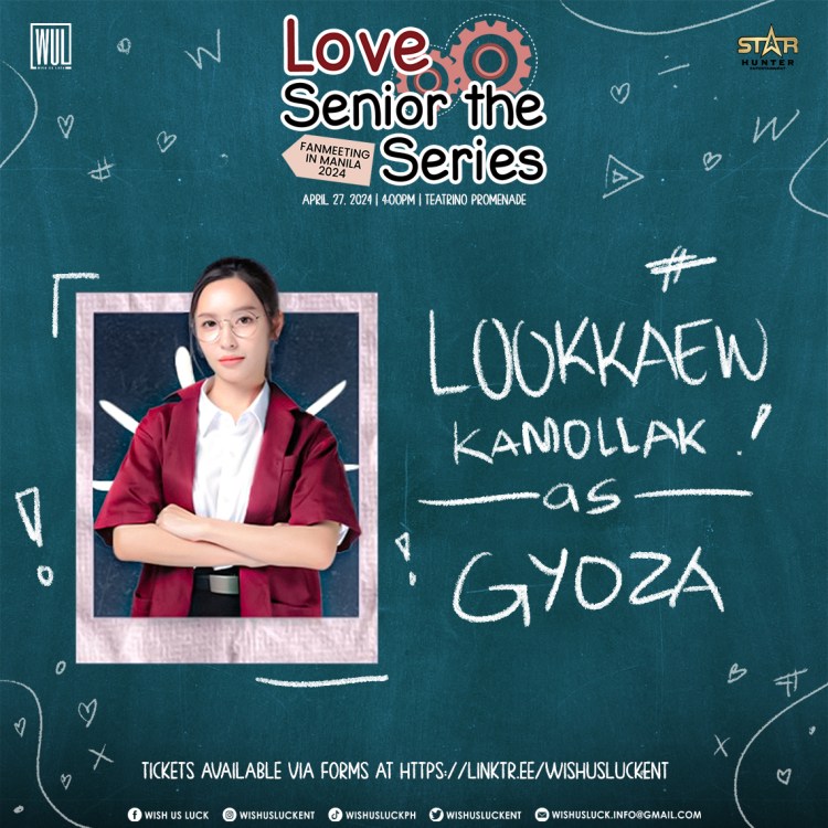 “Love Senior The Series” Cast to hold fan meet in Manila – Thaimazing ...